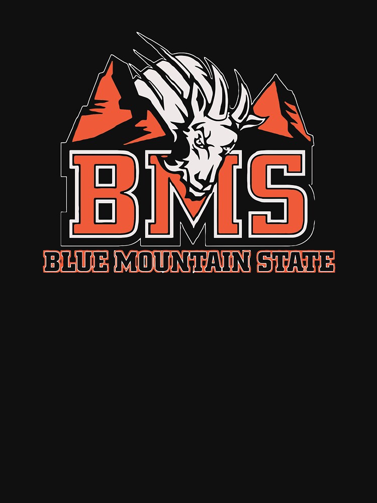 "blue mountain state logo" T-shirt for Sale by Azokei | Redbubble ...