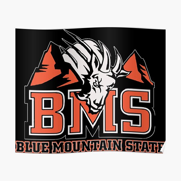 "blue mountain state logo" Poster by Azokei | Redbubble