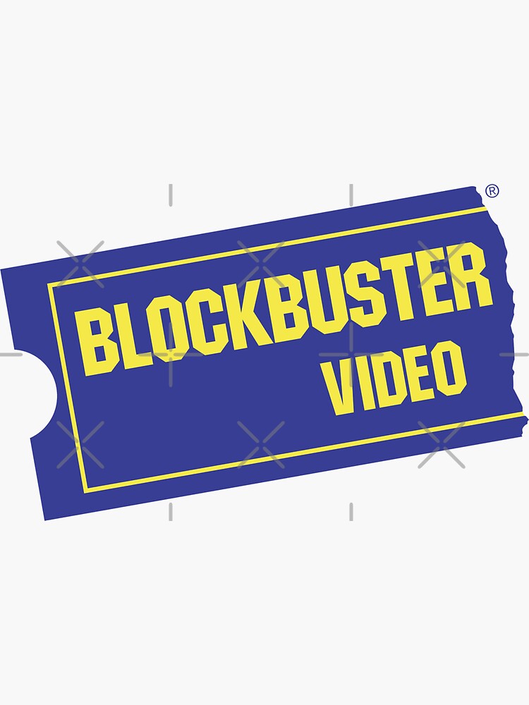 "Blockbuster Video" Sticker for Sale by fandemonium | Redbubble