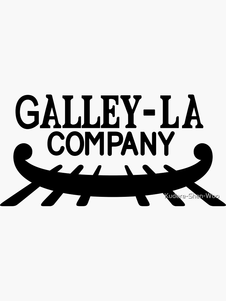 "Galley-La Company Logo TShirt" Sticker for Sale by Kudere-Shen-Woo ...