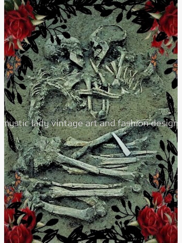 "starcrossed romeo juliet love hugging skeletons digital art edit by ...