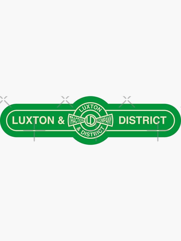"Luxton and District Traction Company" Sticker for Sale by ChrisOrton ...