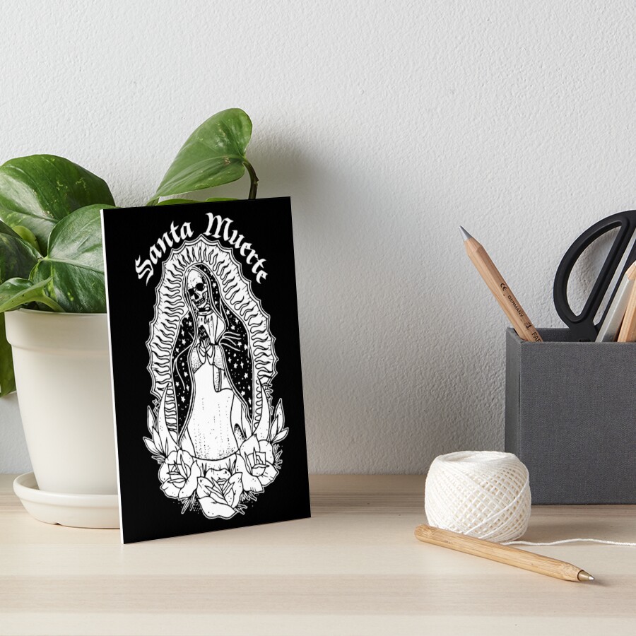 "Santa Muerte - Saint Death " Art Board Print by tracydixon | Redbubble