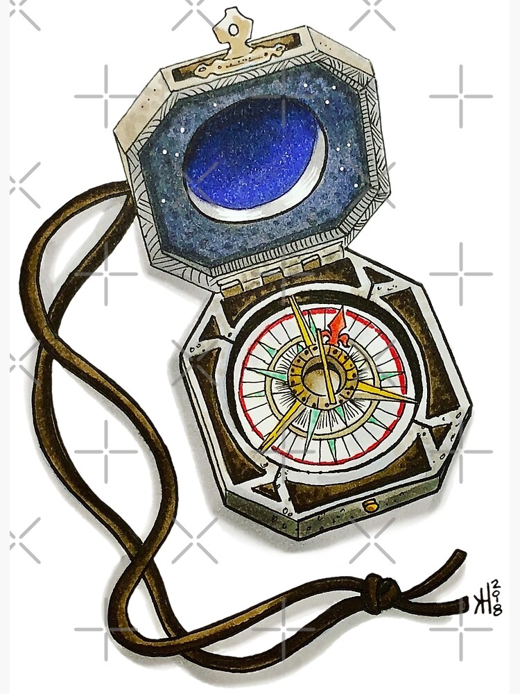 "The Magic Compass" Poster for Sale by Wildharegrafix | Redbubble