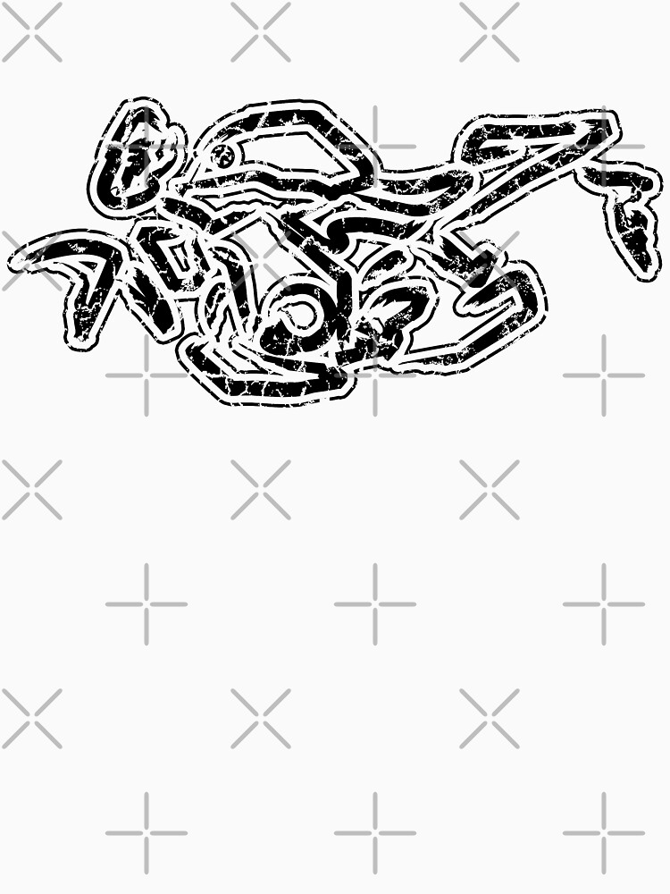 "MT-03 (2016) Motorcycle Calligraphy Vintage BK" T-shirt for Sale by ...