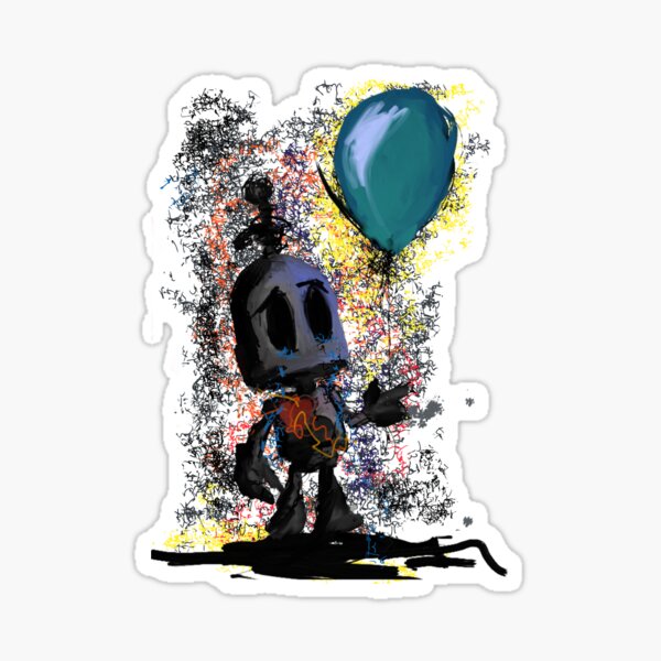 "Broken Robot" Sticker by Jaimeftw | Redbubble