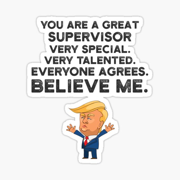 Funny Supervisor Stickers | Redbubble