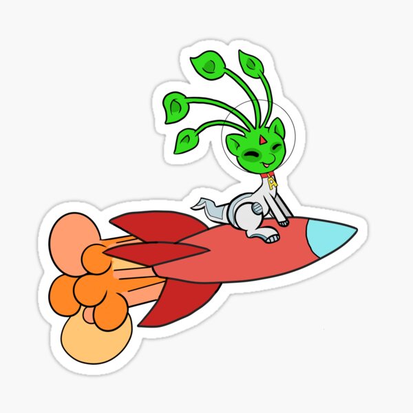 "Neopets Alien Aisha" Sticker by AmyNewBlue | Redbubble