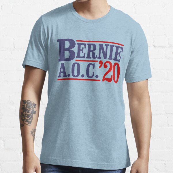 "Bernie / AOC 2020" T-shirt for Sale by popdesigner | Redbubble ...