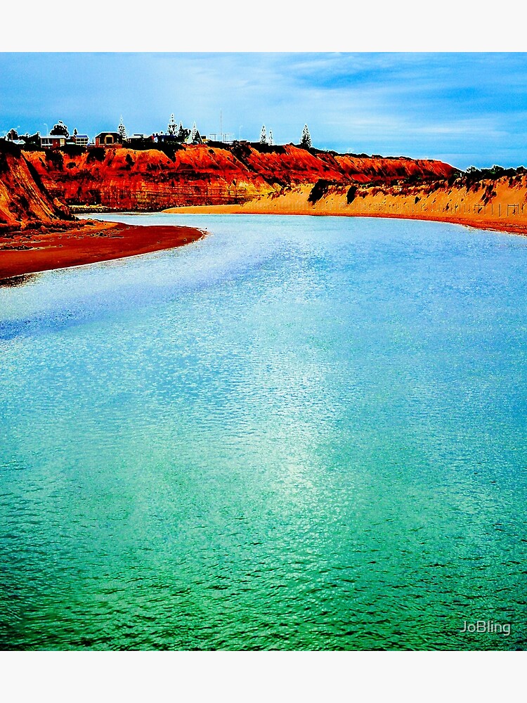 "The Onkaparinga River's Mouth, Port Noarlunga" Canvas Print by JoBling ...