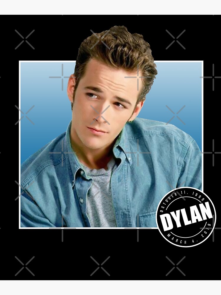 "LUKE PERRY RIP TRIBUTE" Poster by charmingthreads | Redbubble