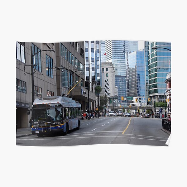 "Trackless Trolley" Poster by woodeye518 | Redbubble