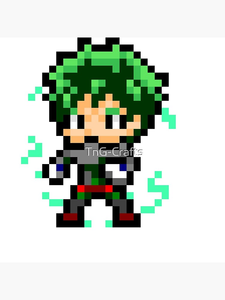 "Deku Pixel" Art Print for Sale by TnG-Crafts | Redbubble