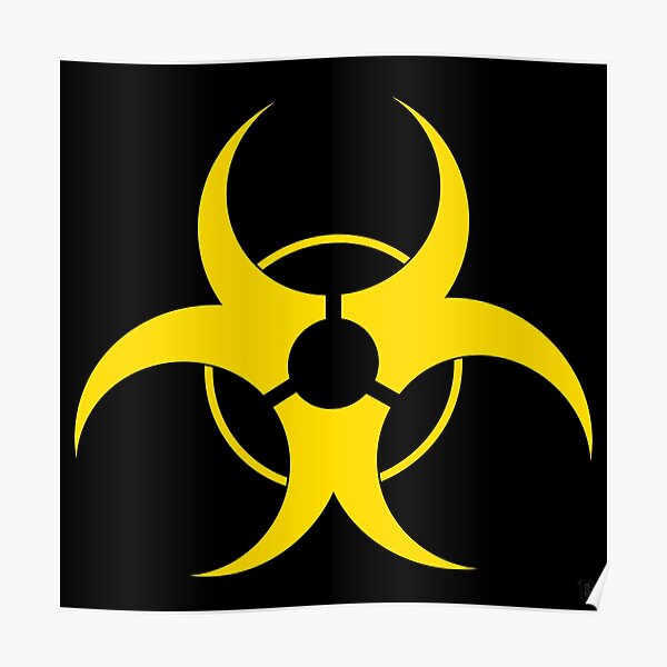 "Toxic - Yellow/Black" Poster by BubblesAU | Redbubble