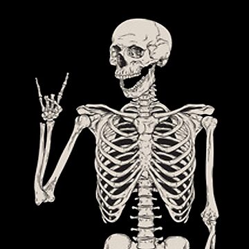 "Punk Rock Skeleton" Photographic Print for Sale by serpentsky17 ...