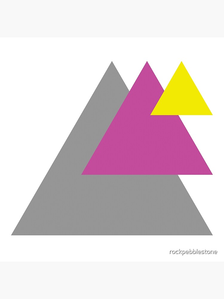 "Equilateral Triangle Print" Poster for Sale by rockpebblestone | Redbubble