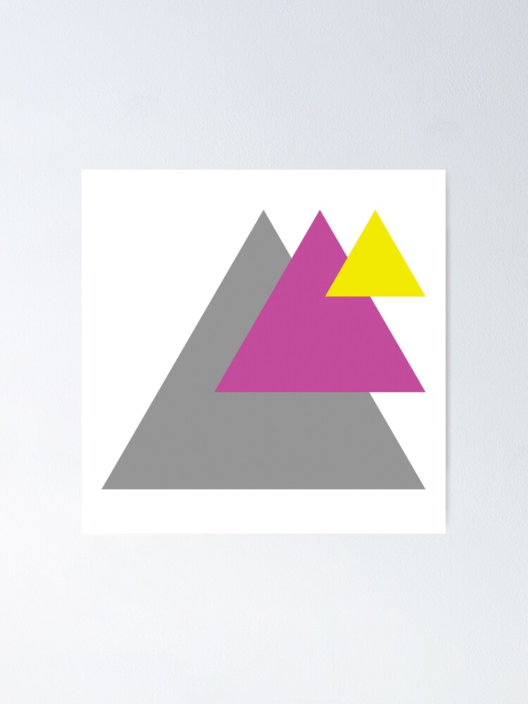 "Equilateral Triangle Print" Poster for Sale by rockpebblestone | Redbubble
