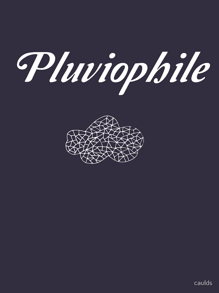 "Pluviophile Illustration" T-shirt for Sale by caulds | Redbubble ...