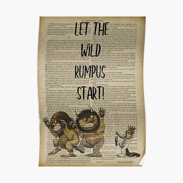 "Let the wild rumpus start... Where the Wild Things Are old dictionary ...