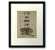 "Let the wild rumpus start... Where the Wild Things Are old dictionary ...