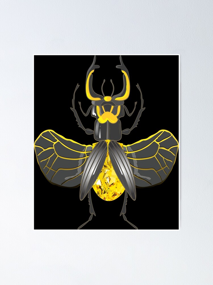 "Spine INSECT Bug diamond shape design gift" Poster by Crassmann ...