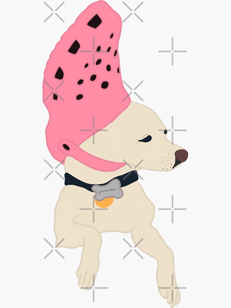 "croc dog" Sticker for Sale by smileyfriend | Redbubble