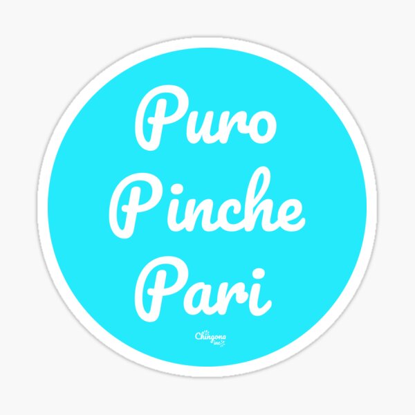 Stickers Paper & Party Supplies Puro Pinche Party Sticker I Spanish ...