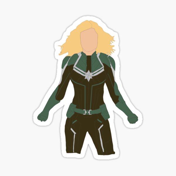 "kree uniform - captain" Sticker for Sale by crystalb921 | Redbubble