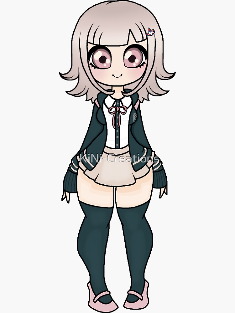 "Danganronpa - Chiaki" Sticker for Sale by KiNi-Creations | Redbubble