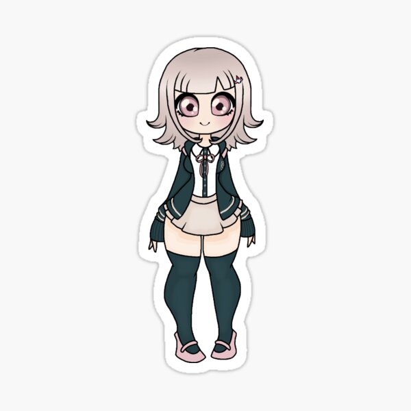 "Danganronpa - Chiaki" Sticker for Sale by KiNi-Creations | Redbubble