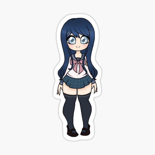 "Danganronpa - Sayaka" Sticker for Sale by KiNi-Creations | Redbubble