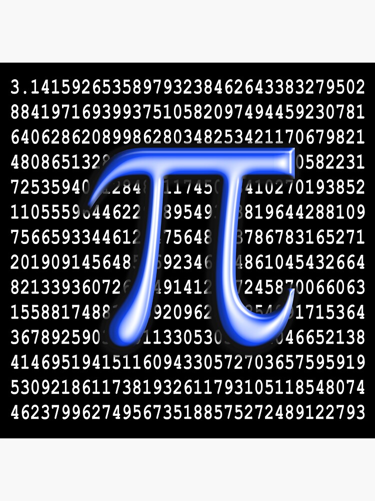 "Pi-Day Original Shirt | Pi π Irrational Number Tee" Sticker for Sale ...