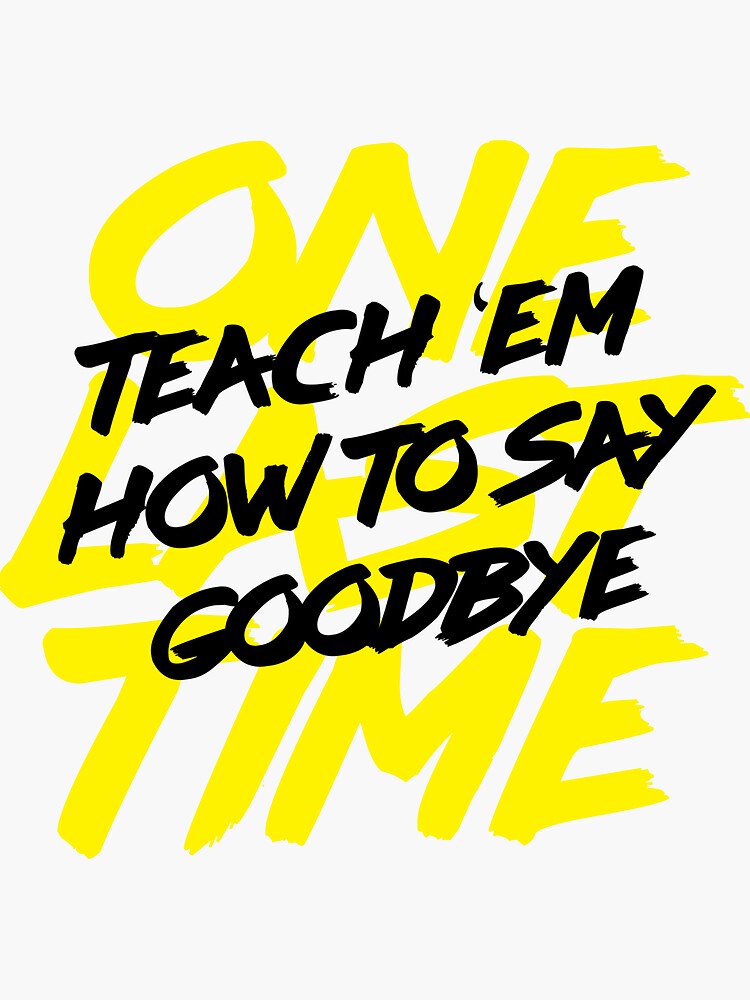 "One Last Time - Hamilton" Sticker for Sale by trentbeyor | Redbubble