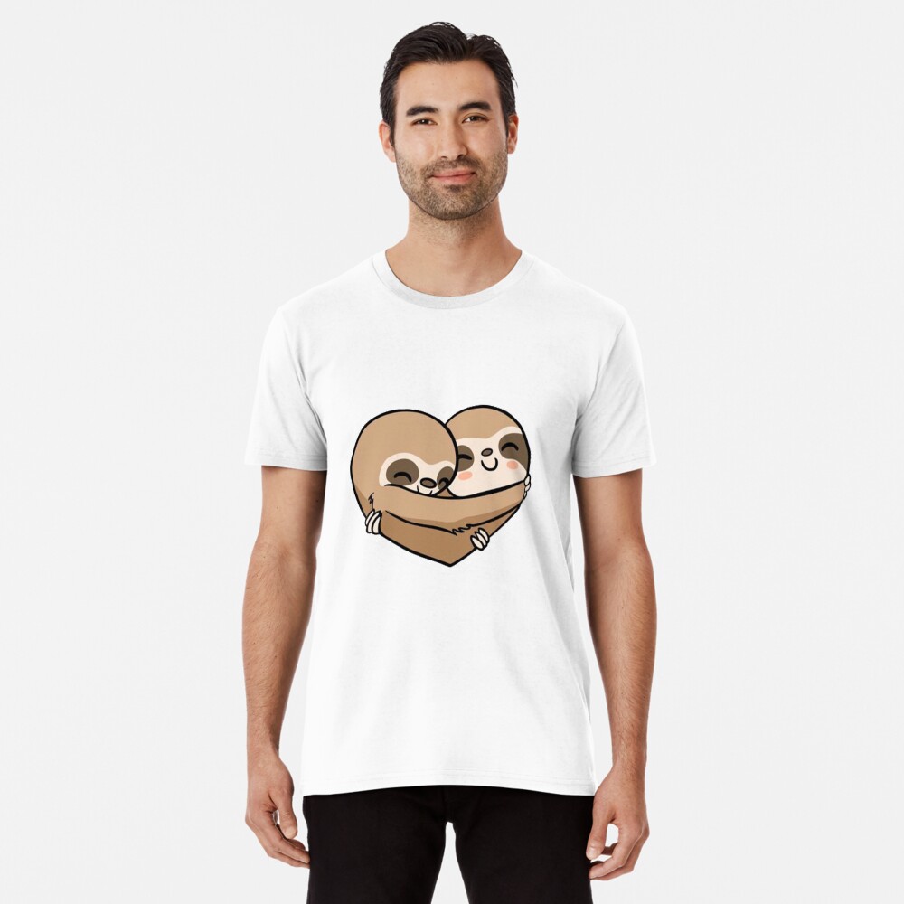 "Sloth Heart" Sticker by Pxwnz | Redbubble