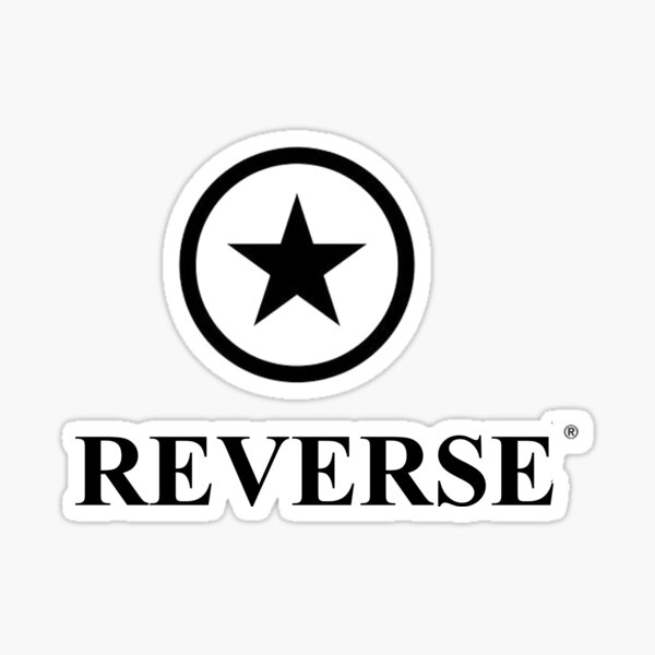 "Reverse" Sticker for Sale by Pxwnz | Redbubble
