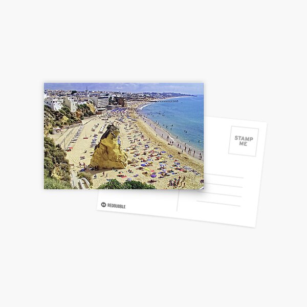 "Albufeira Beach V" Postcard by tomg | Redbubble