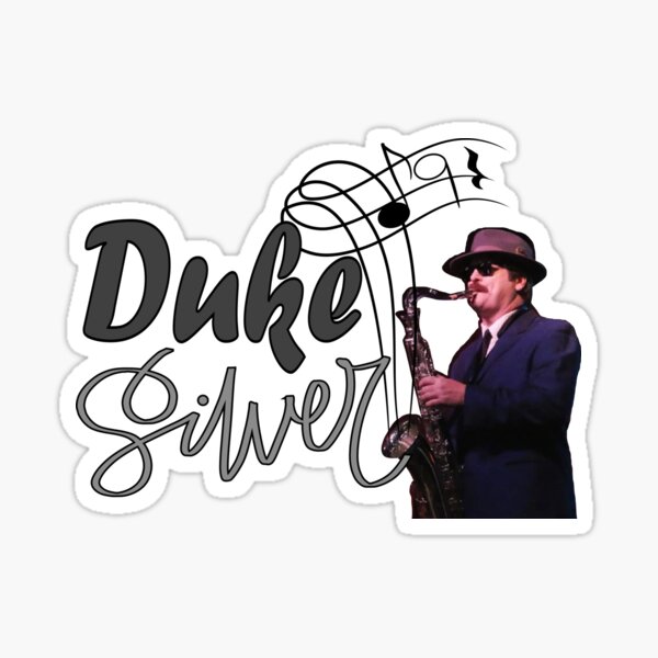 "Ron Swanson Duke Silver Sticker" Sticker for Sale by arb4175 | Redbubble