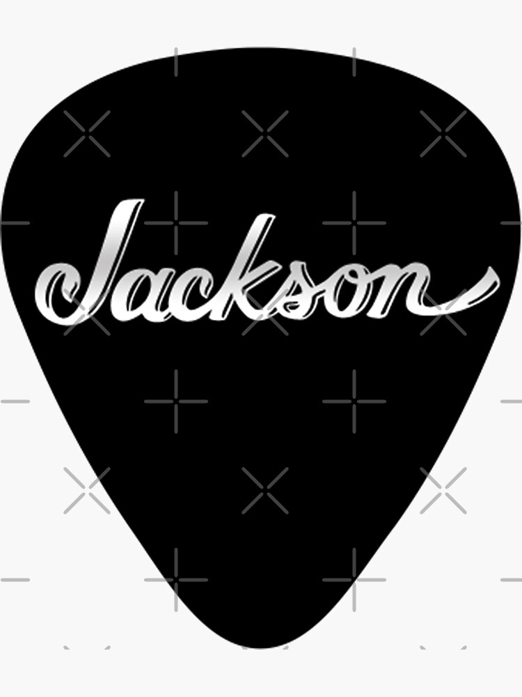 "Jackson Guitar Pick" Sticker for Sale by Pam069 | Redbubble