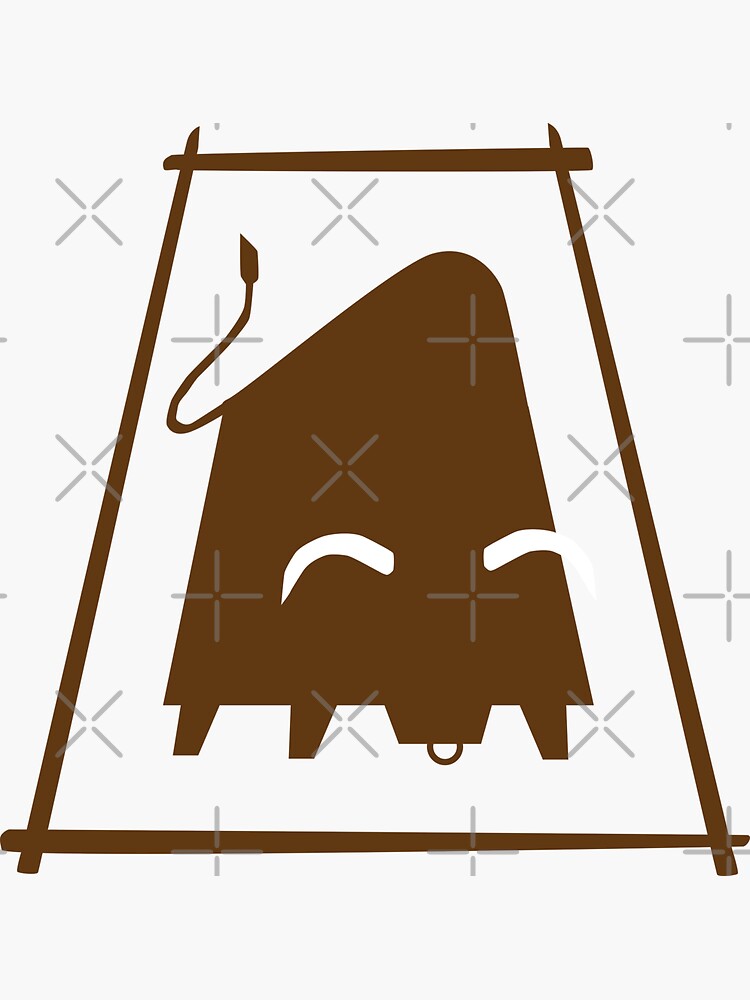 "Beef Corral fast food restaurant Bull" Sticker for Sale by carcinojen ...