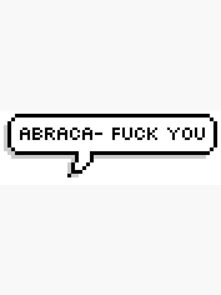 "Abraca-F*ckYou TAZ Pixel Art" Art Print by DykeisTired | Redbubble