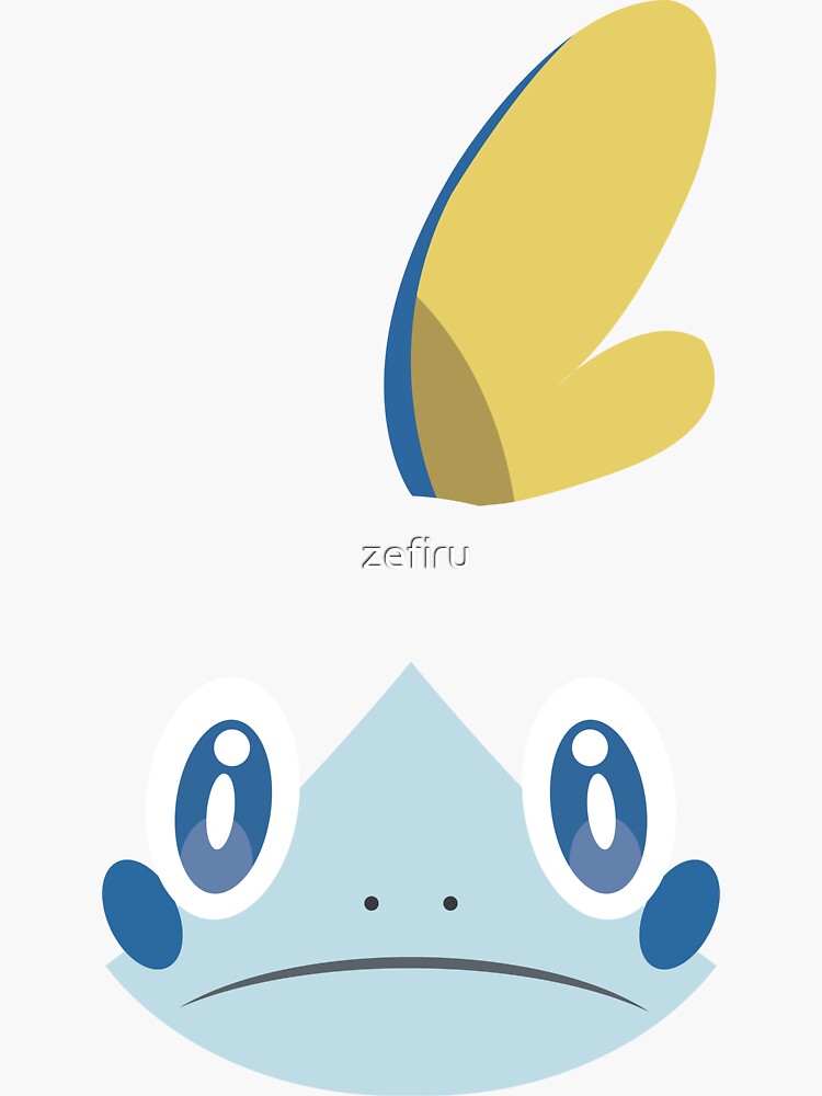 Pegatina «Pokemon - Sobble / Messon» de zefiru | Redbubble