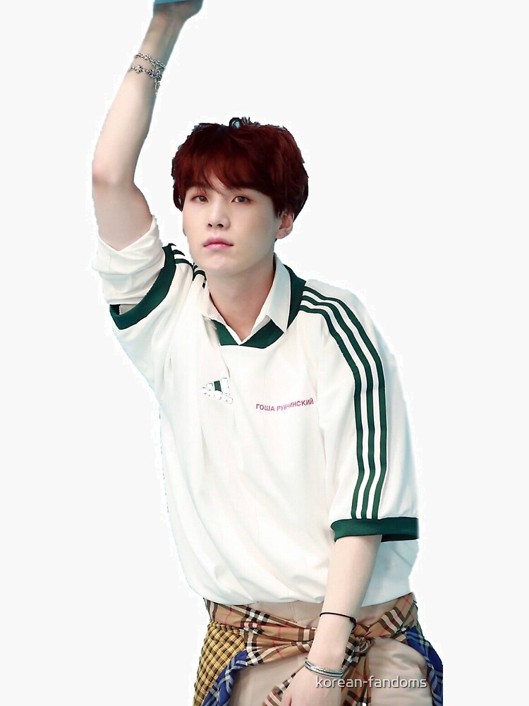 "BTS Suga" Sticker by korean-fandoms | Redbubble