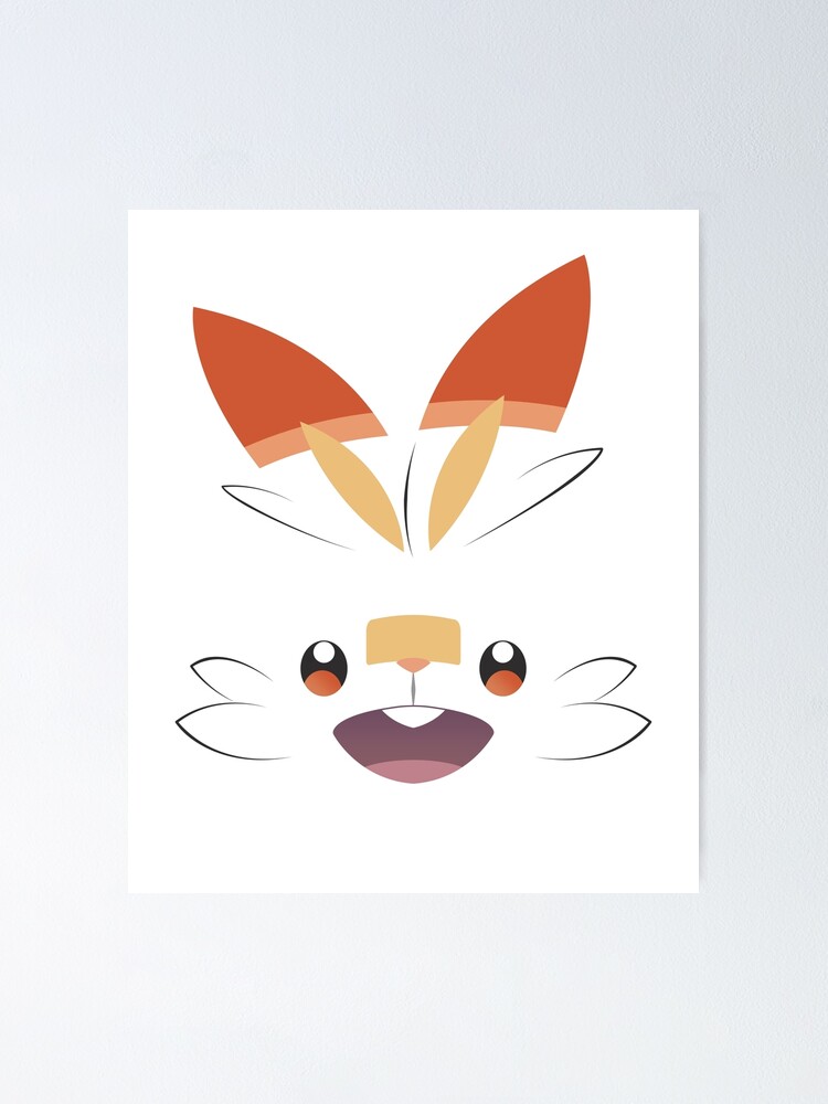 "Pokemon - Scorbunny / Hibani" Poster by zefiru | Redbubble