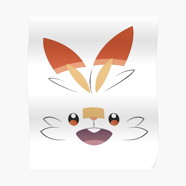 "Pokemon - Scorbunny / Hibani" Poster by zefiru | Redbubble