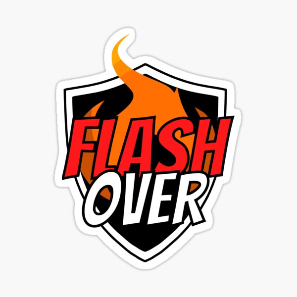 "Flashover Logo - Colour" Sticker for Sale by Flashover | Redbubble