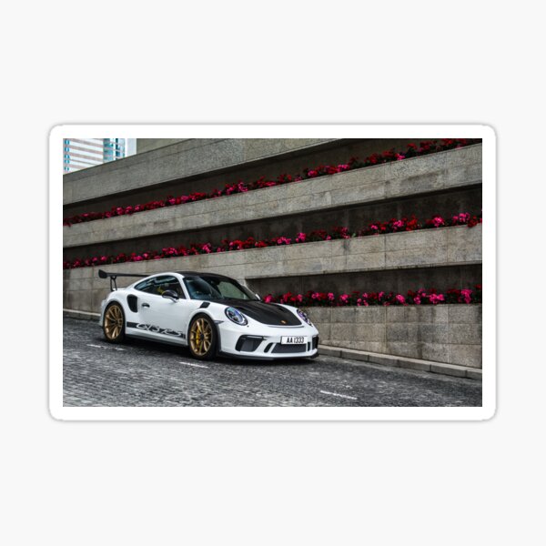 "911 (997) GT3RS Weissach" Sticker for Sale by ricoliu | Redbubble