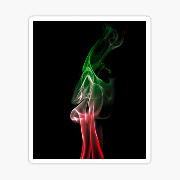 "Copy of Smoke Art" Sticker for Sale by Andy-Fenrir | Redbubble