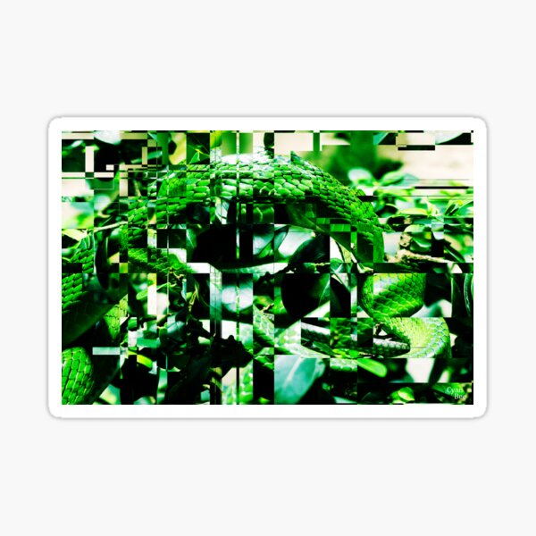 "snakes" Sticker by cyanbee | Redbubble