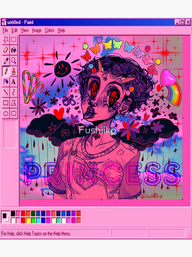 "Lil' Missy" Sticker for Sale by Fushiiko | Redbubble