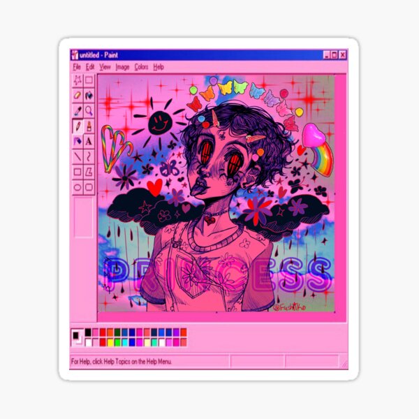 "Lil' Missy" Sticker for Sale by Fushiiko | Redbubble